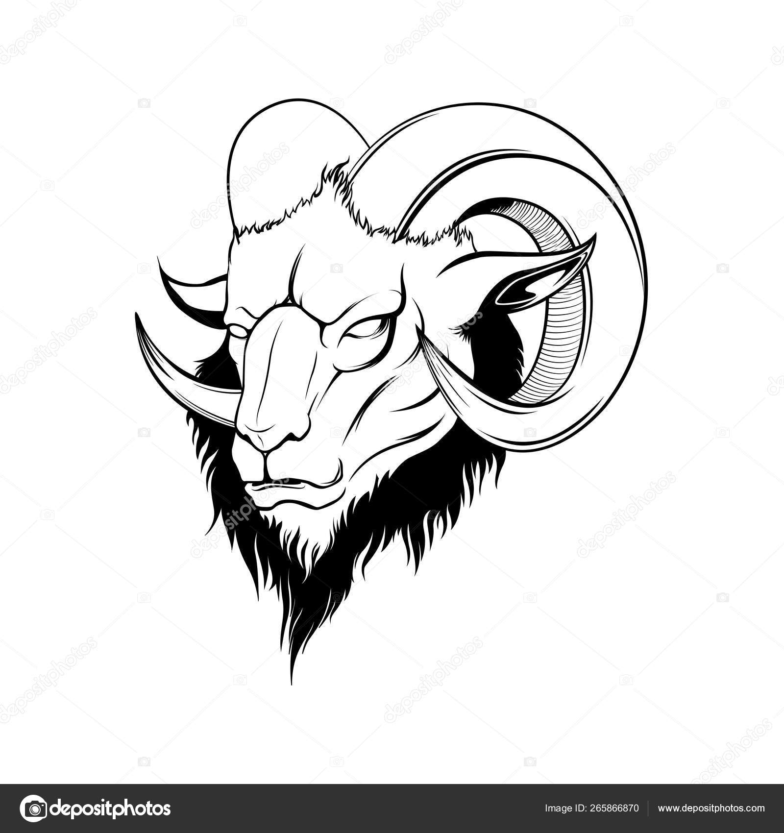 Evil Goat Tattoo