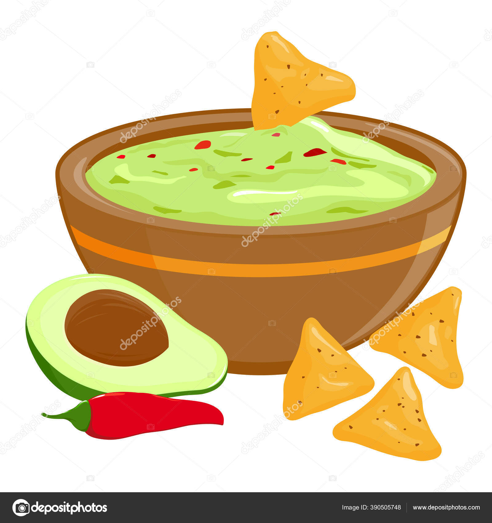 Free Chips And Salsa Clipart