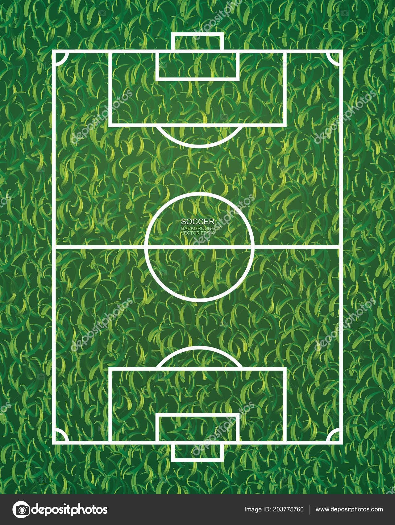 Soccer Football Field Pattern Texture Background Vector Illustration ...