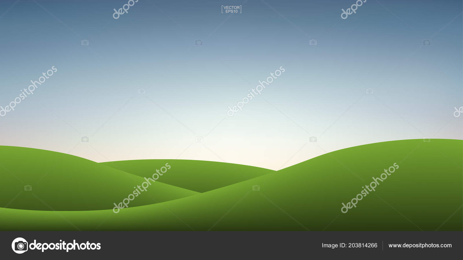Grass Hill Vector