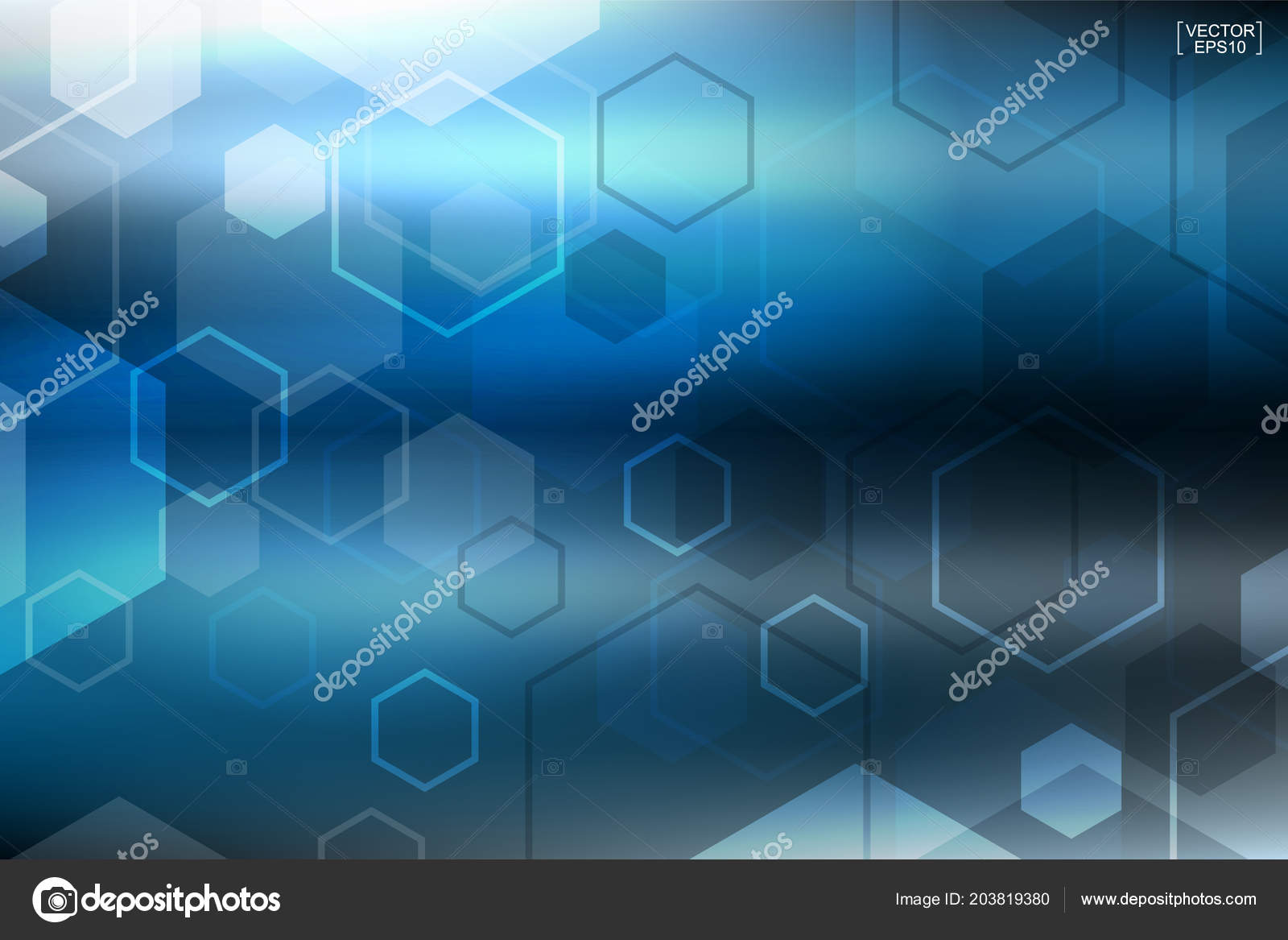 Abstract Blue Technology Background Vector Illustration Stock Vector ...