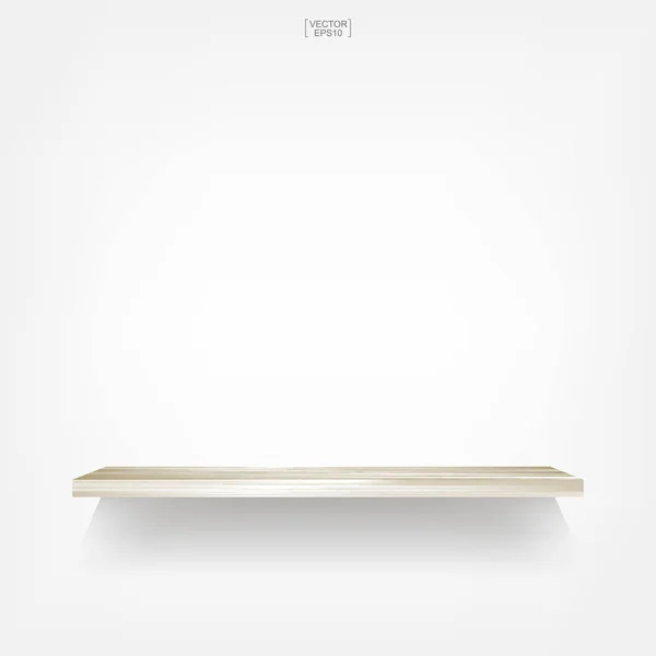 Empty Wood Shelf White Background Soft Shadow Empty Wooden Shelves ...
