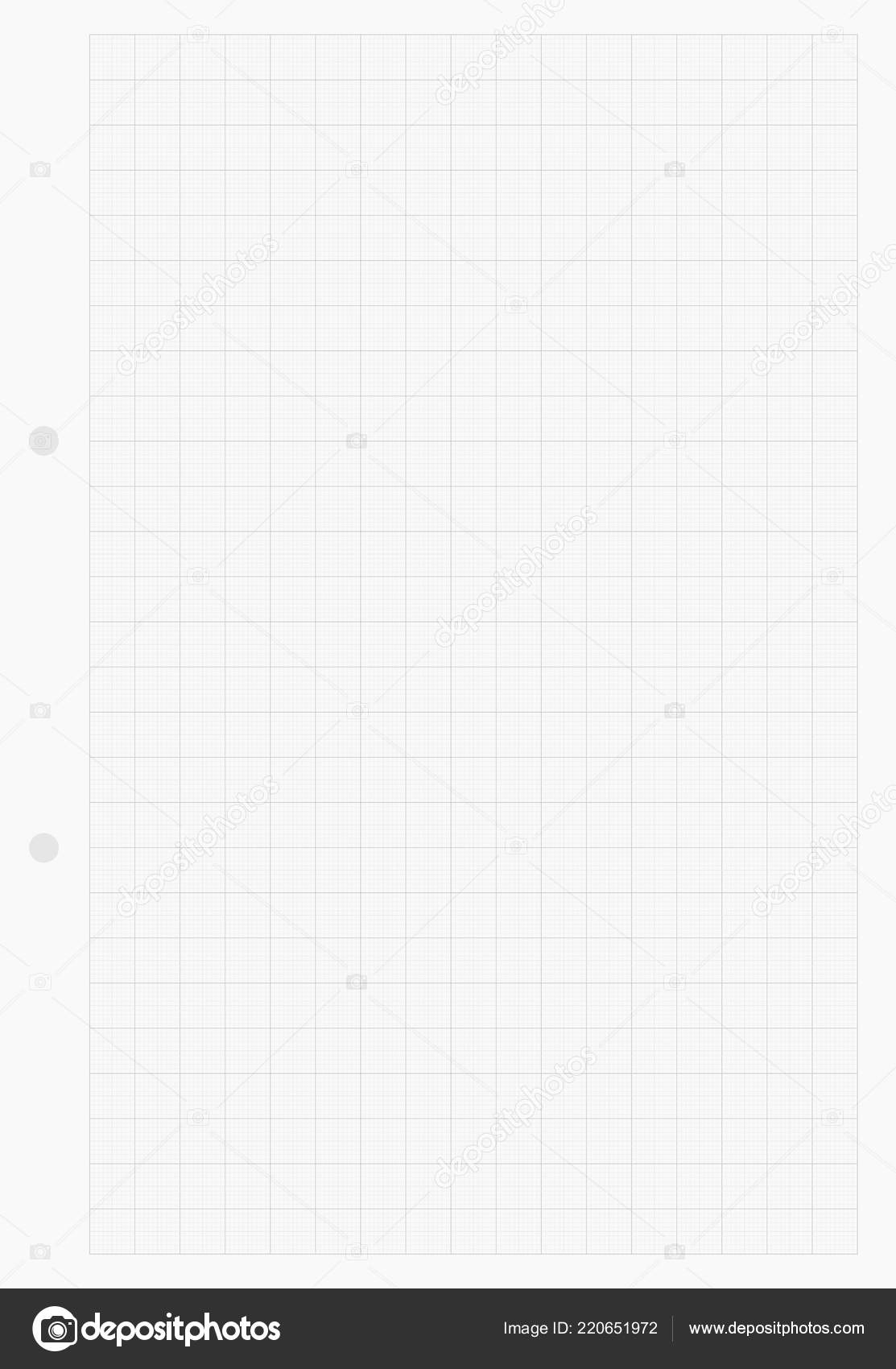 Graph Paper Sheet Background Grid Line Pattern Vector Illustration ...