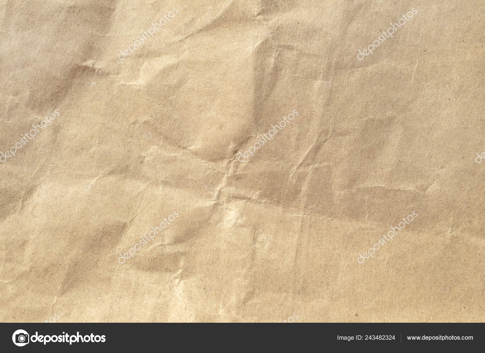 Textura Papel Arrugado Marrón Para Fondo: fotografía de stock © praew_p ...