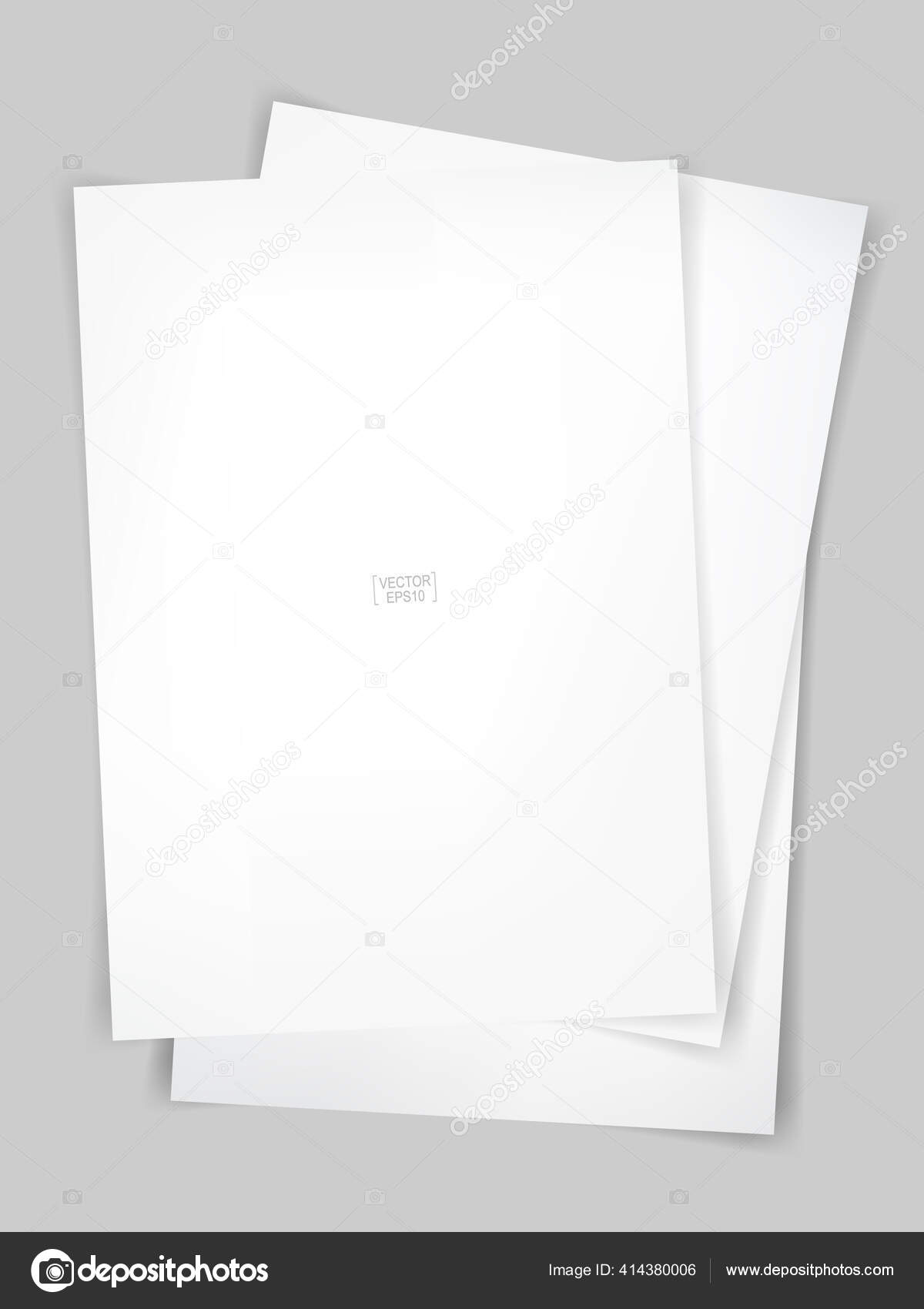 White Paper Concrete Texture Background Vector Illustration Stock ...