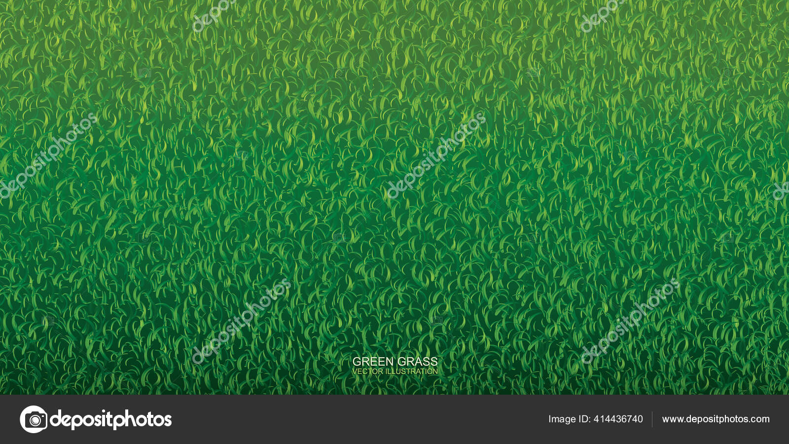 Green Lawn Grass Texture Background Vector Illustration Stock Vector ...