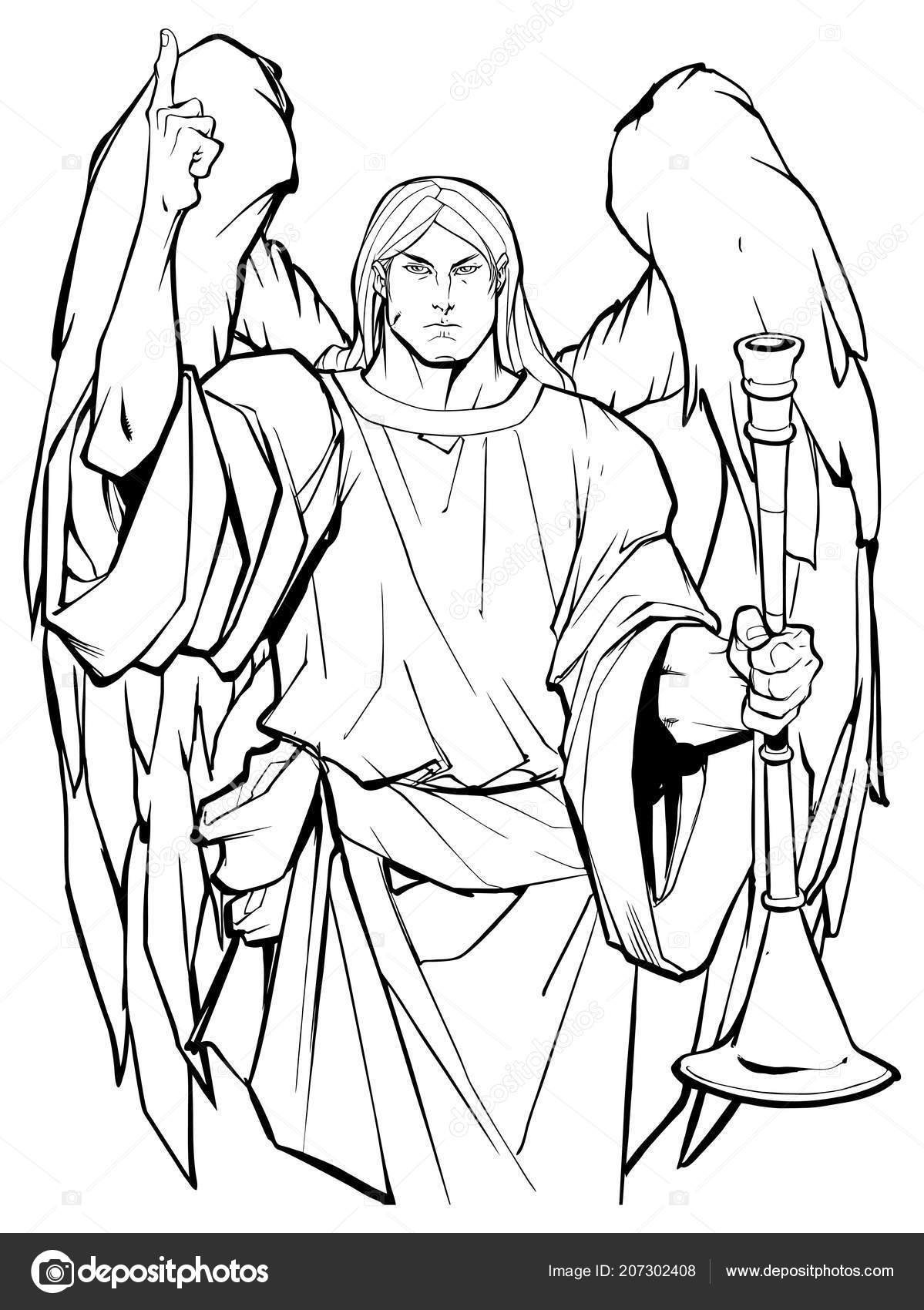 Archangel Gabriel Drawings