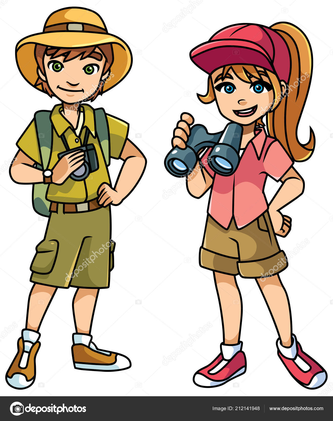 Adventure Kids Illustration Stock Vector Image by ©Malchev #212141948