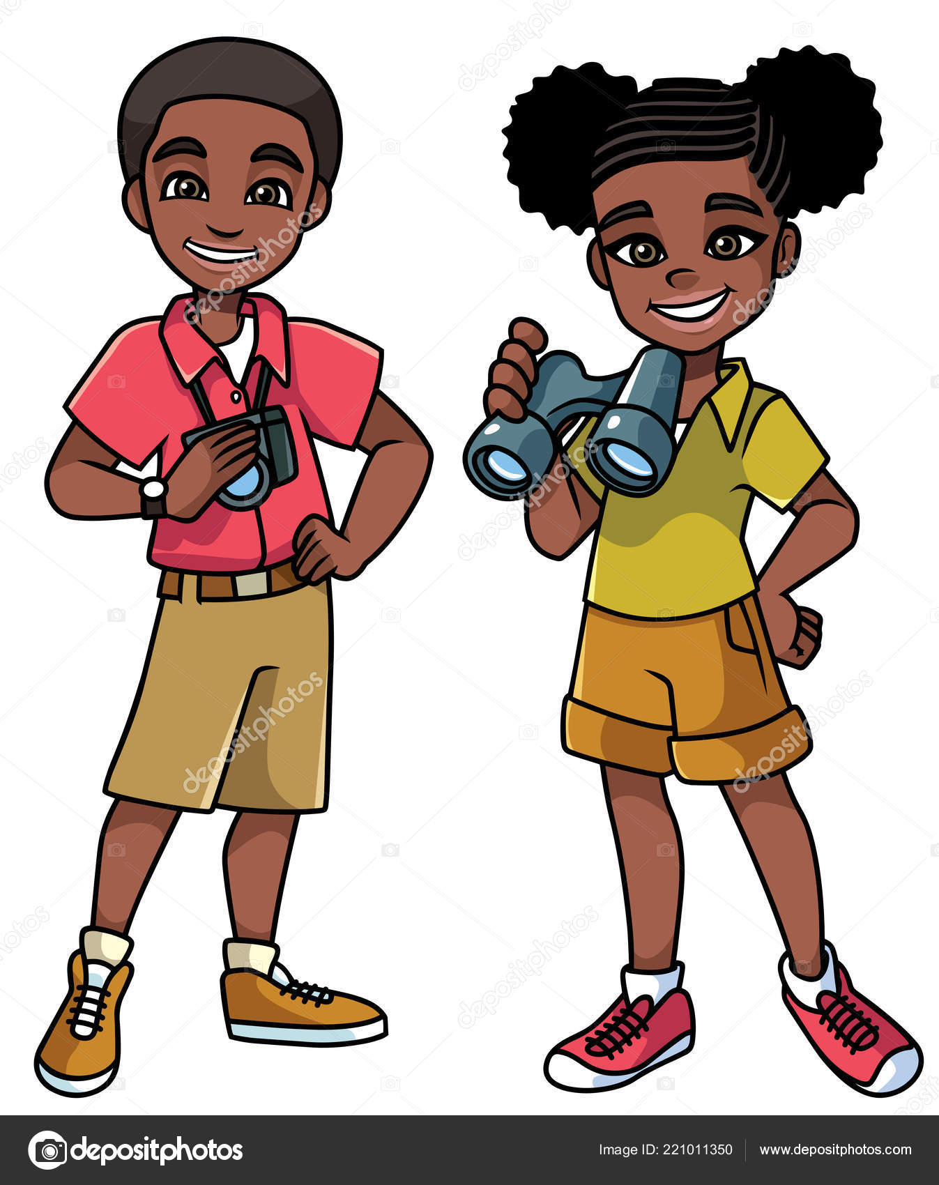 Adventure Kids Black — Stock Vector © Malchev #221011350