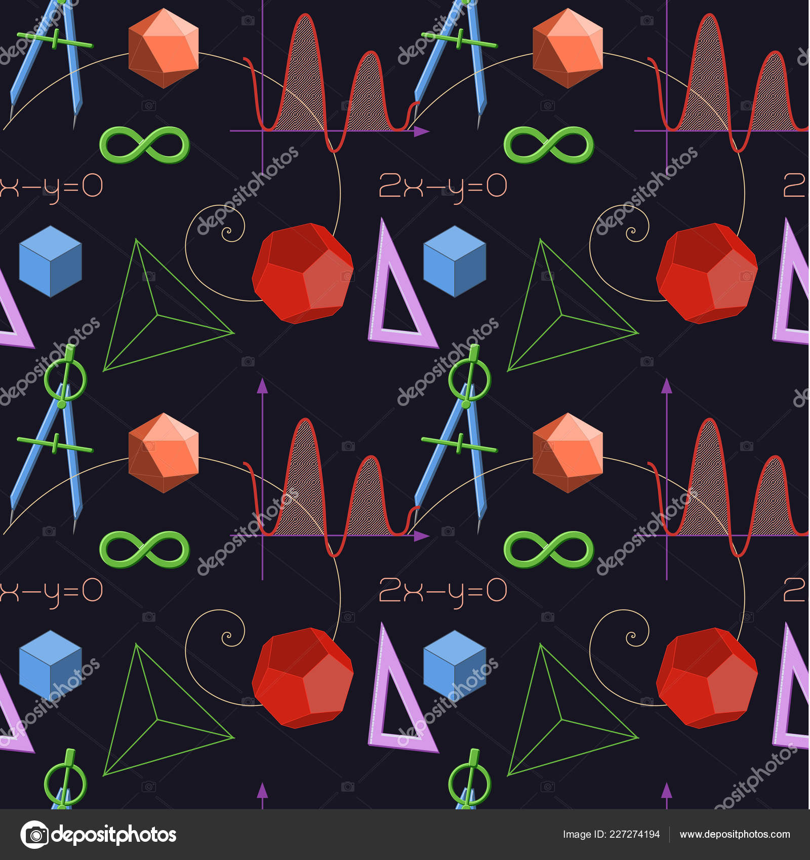 Matematiske Symboler Bakgrunn PDF Eksport – Tryggleik