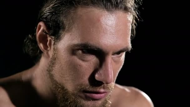 Angry Man Young Intense Man Angry Face Expression White Young ⬇ Video ...