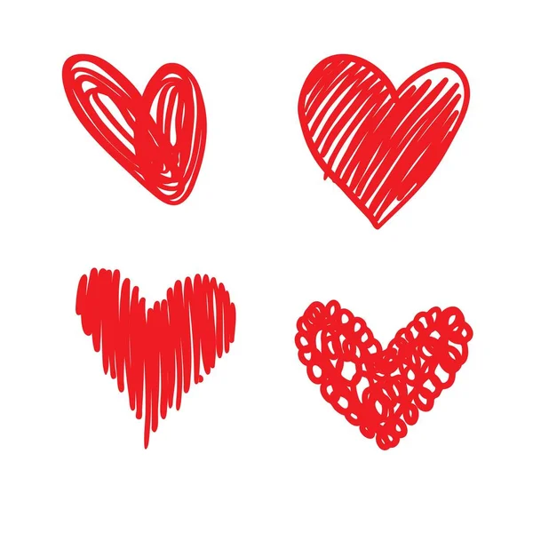 Corazon trazo imágenes de stock de arte vectorial | Depositphotos