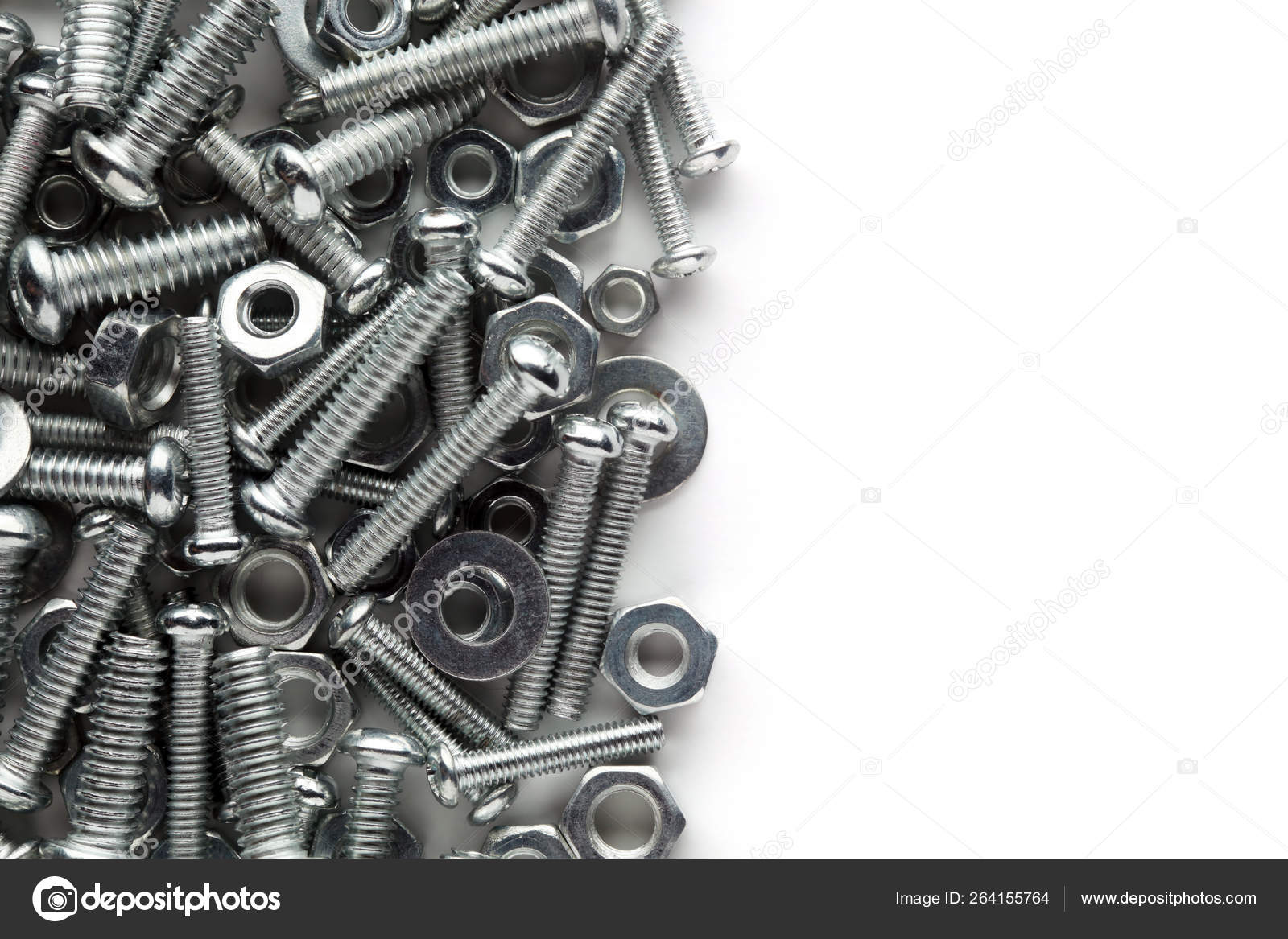 Nuts and bolts background Stock Photo by ©SSilver 264155764