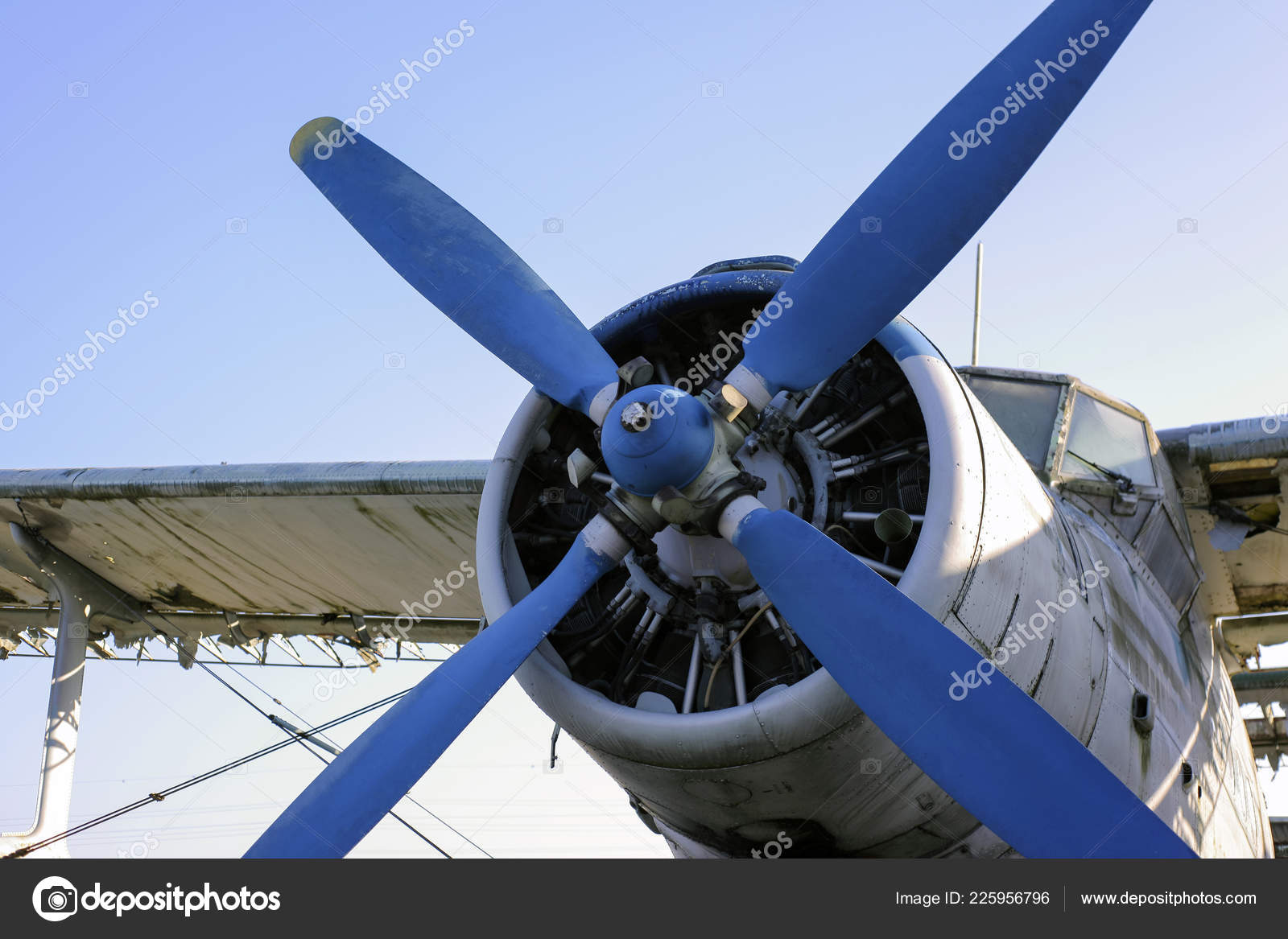 Screw Cockpit Old Single Engine Aircraft — Stock Photo © GranevSergey ...