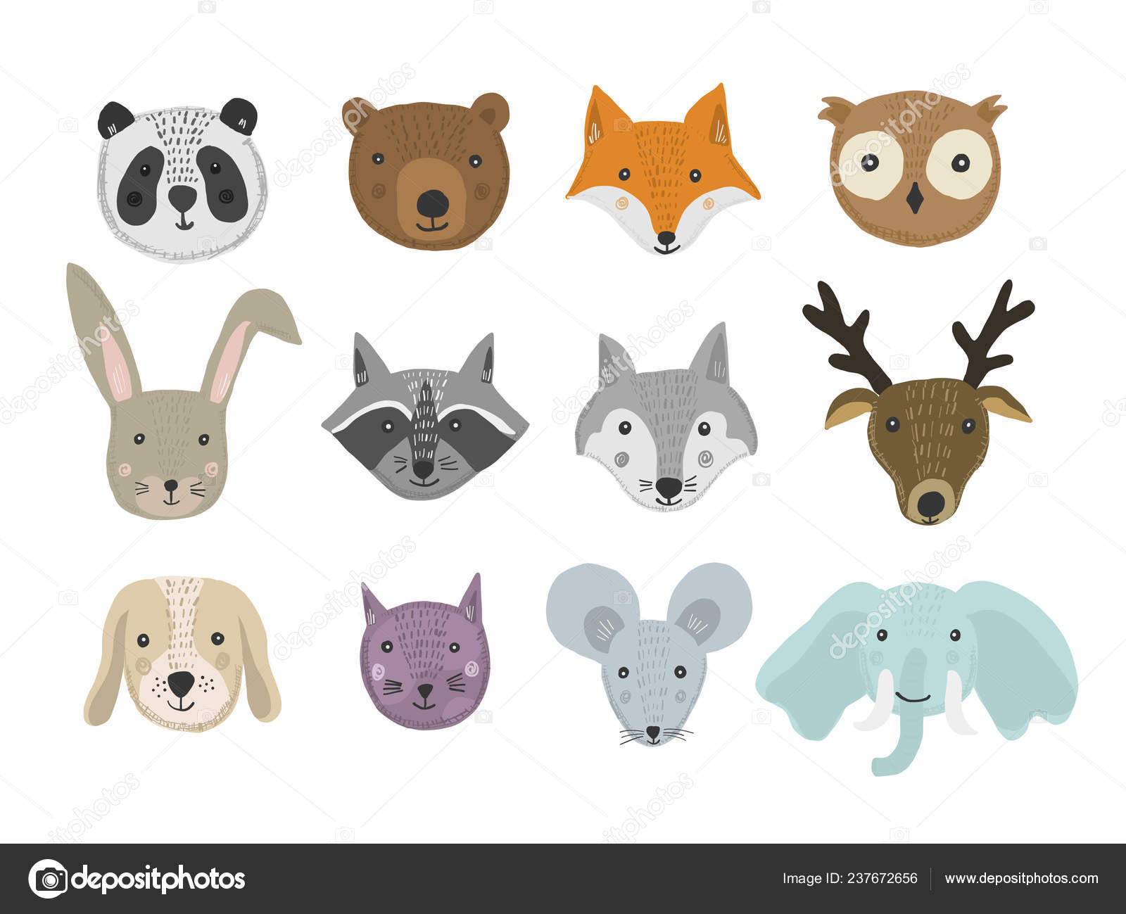 Cute Cartoon Hand Prints