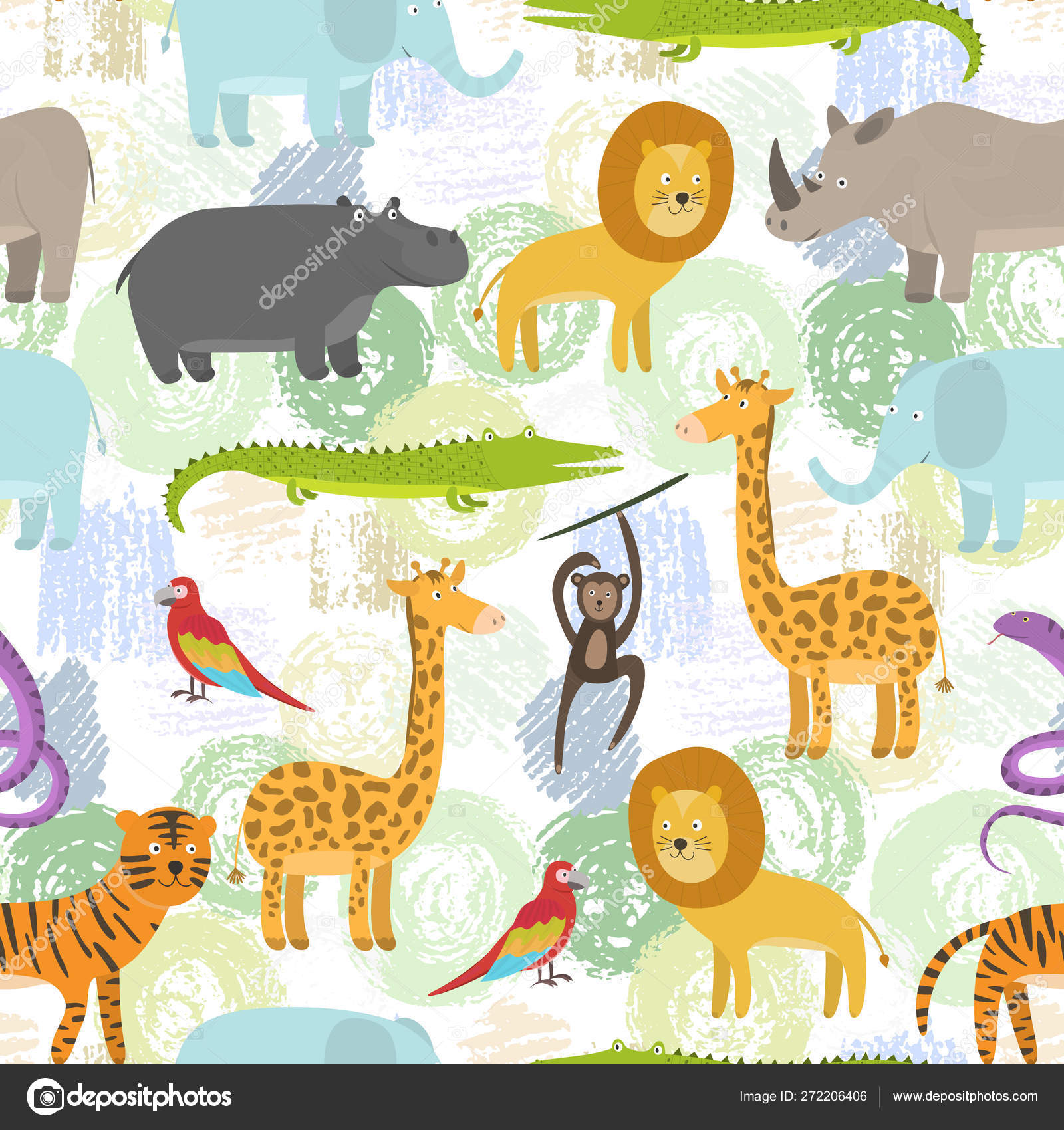 Jungle Animal Shapes