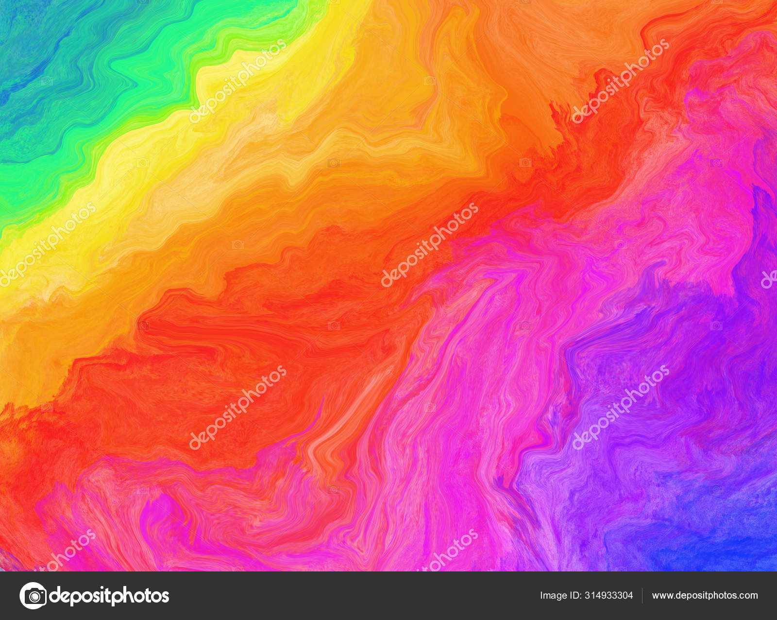 Bright Rainbow Background