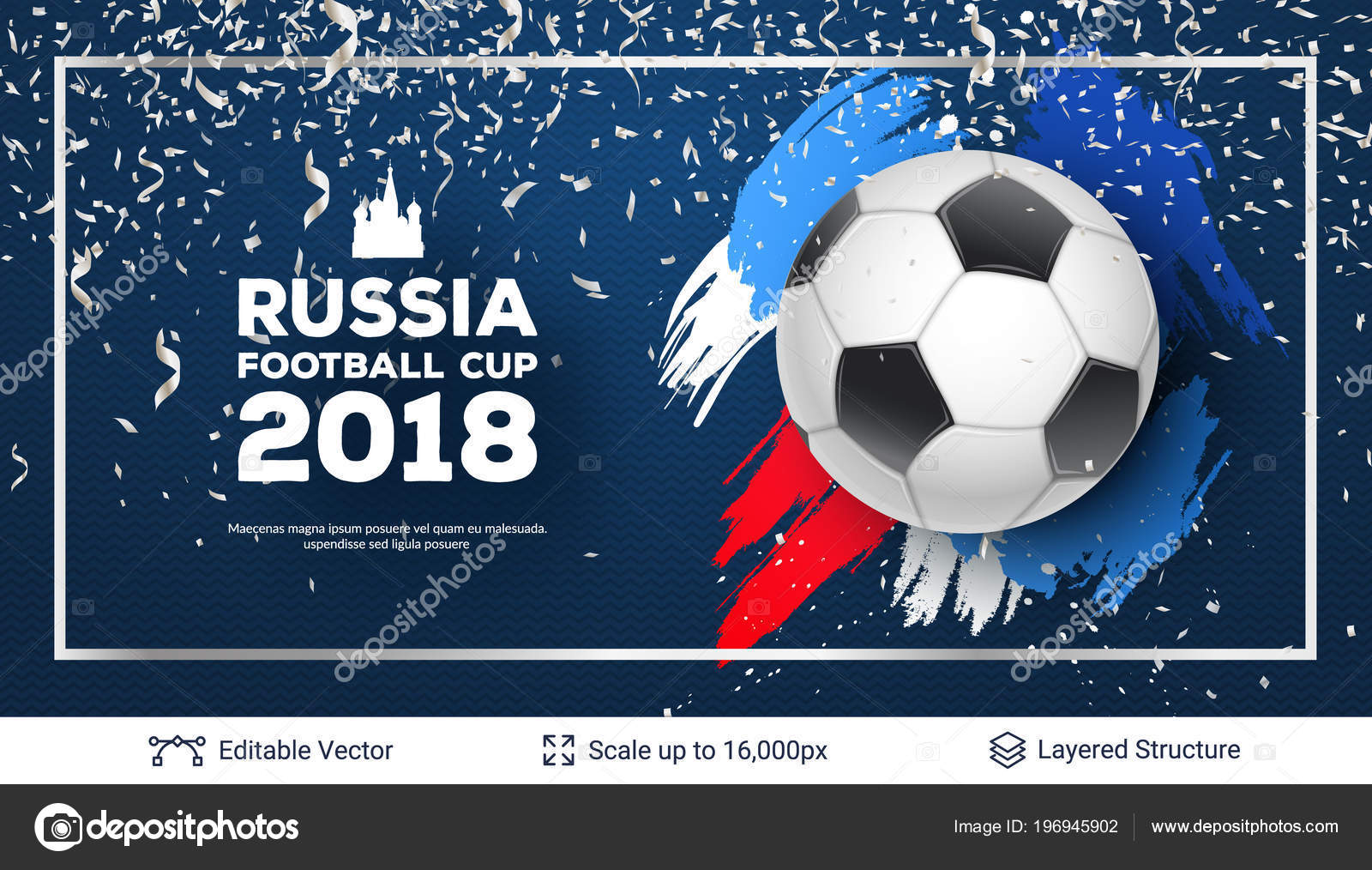 FIFA World Cup 2018 Banner Concept. Stock Vector Image by ©Chuhail ...
