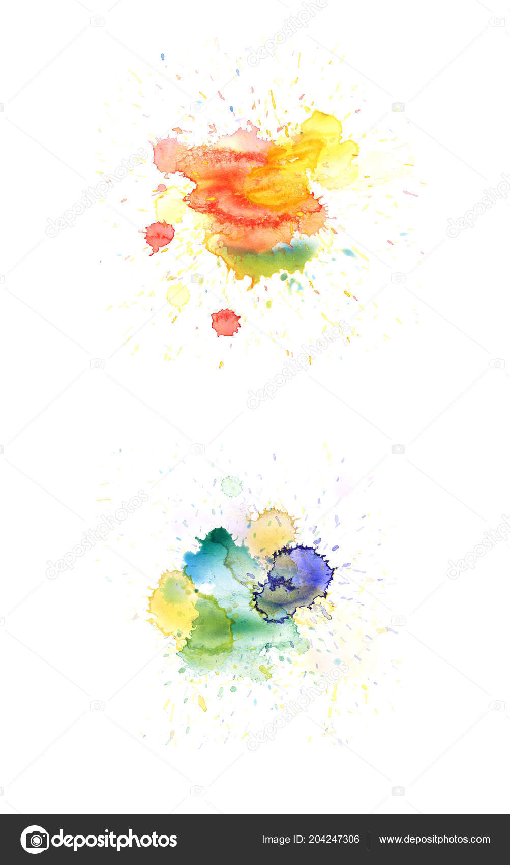 Watercolor drop stain isolated Watercolor drop stain isolated Stock ...