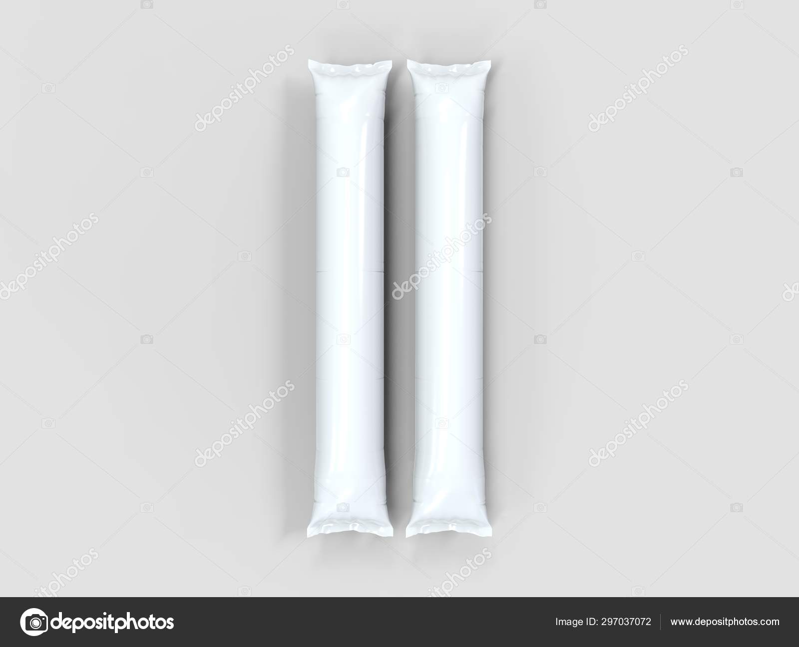 Blank Bang Bang Inflatable Balloon Stick Render Illustration — Stock ...