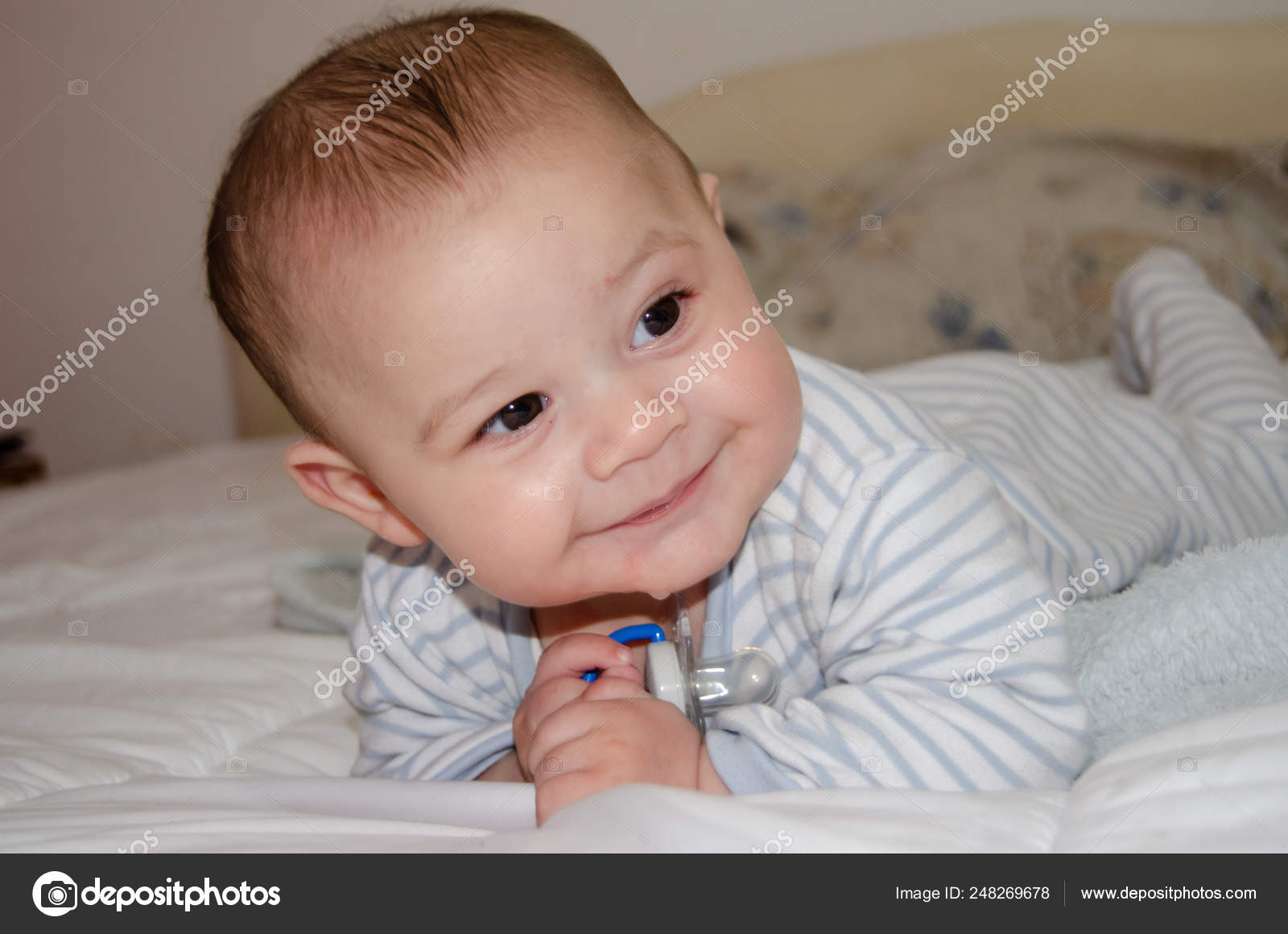 Lustigste Babygesichter Top Ansicht Porträt Ersten Tage Des Lebens