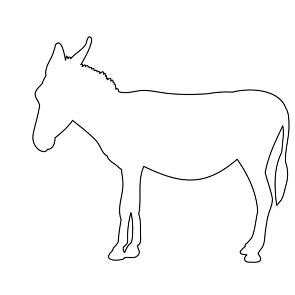 Medio burro imágenes de stock de arte vectorial | Depositphotos
