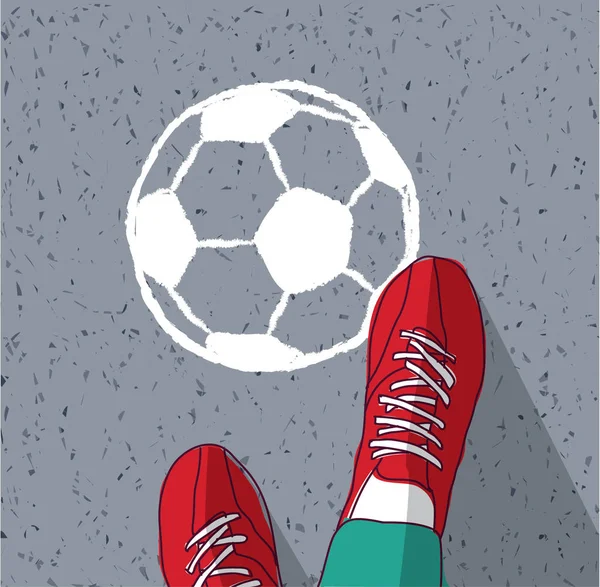 Football boot cartoon imágenes de stock de arte vectorial | Depositphotos