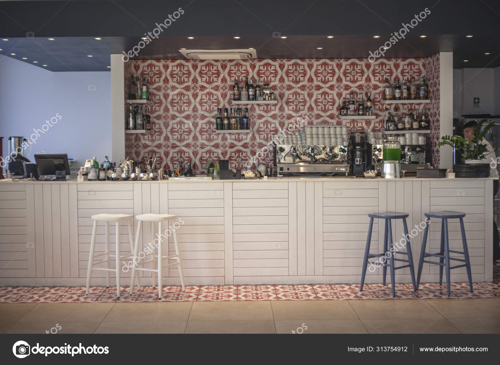 Bar counter interior 2 — Stock Editorial Photo © pippocarlot #313754912
