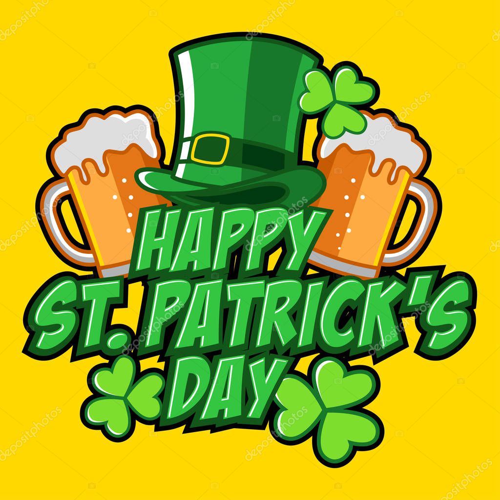 Ilustraci n vectorial del s mbolo del D a de San Patricio 2024