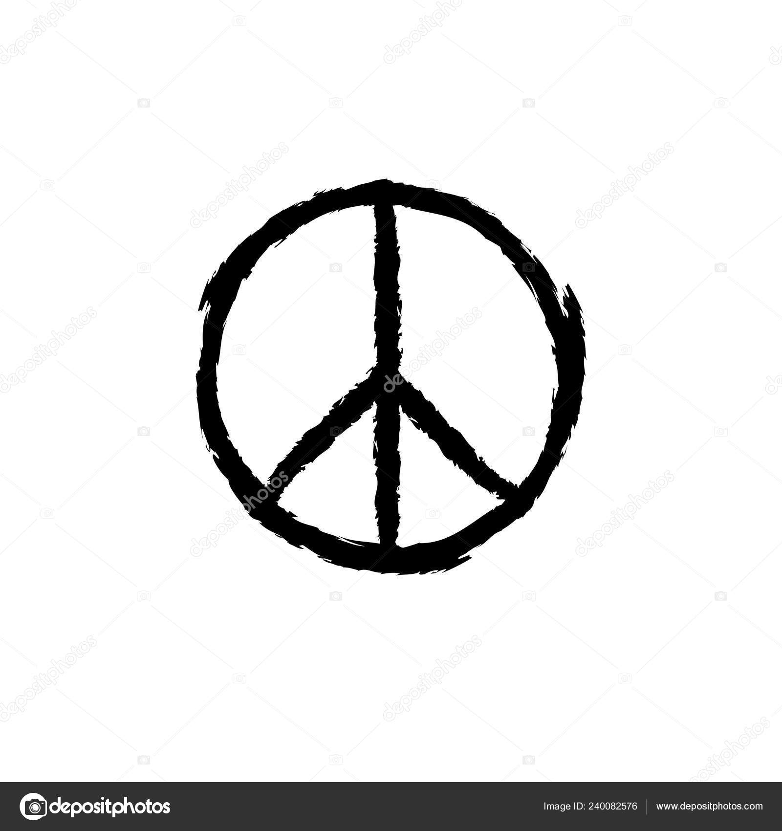 Signo Hippie De La Paz
