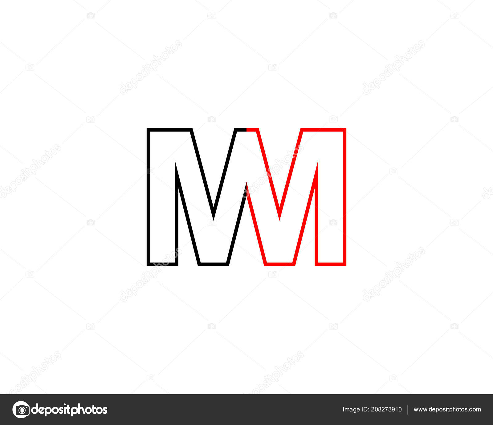 Symbol Associated Combined Letters Stock Vector Image by ©meisuseno ...