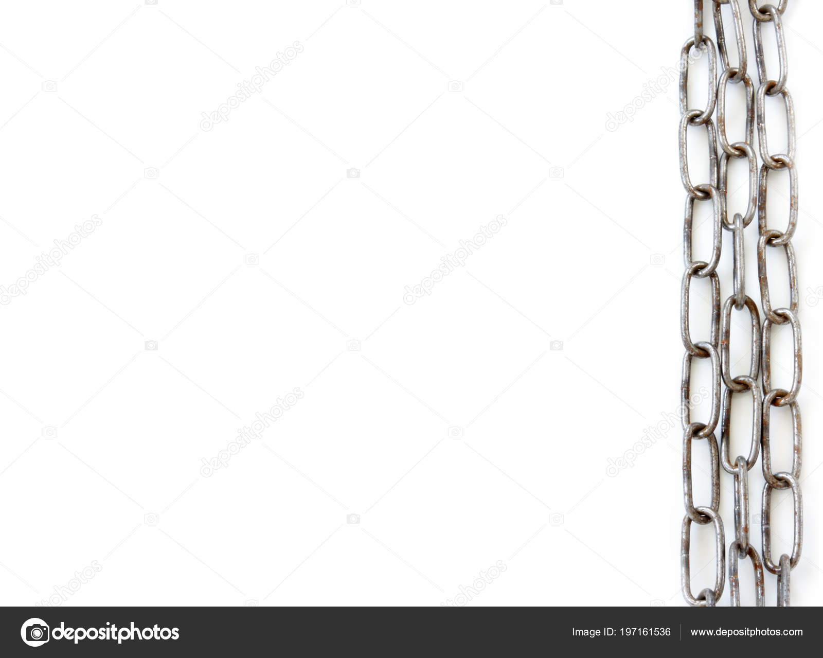 Chain Isolated White Background Stock Photo by ©nadi555 197161536