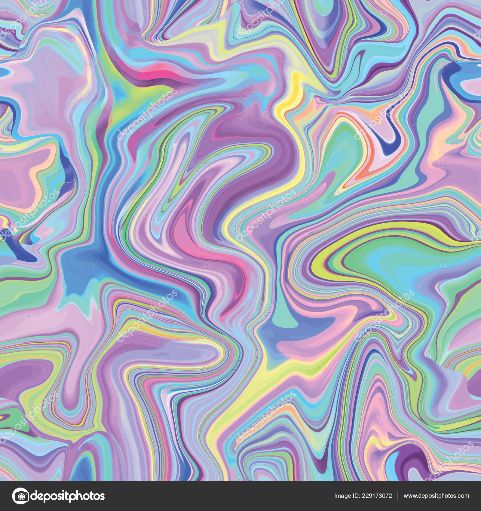 Marble Seamless Pattern Neon Brightful Colors Vector Illustration Stock ...