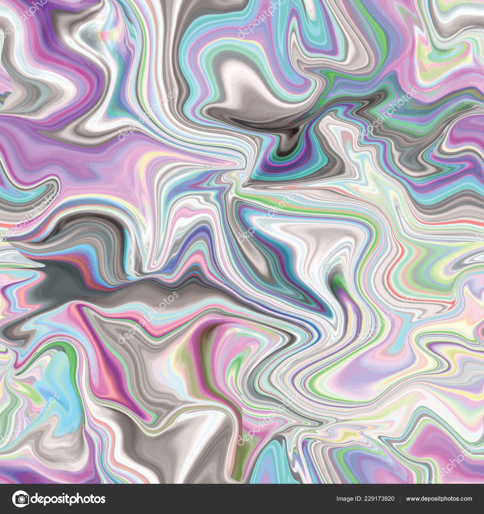 Marble seamless pattern in neon brightful colors. Stock Vector by ...