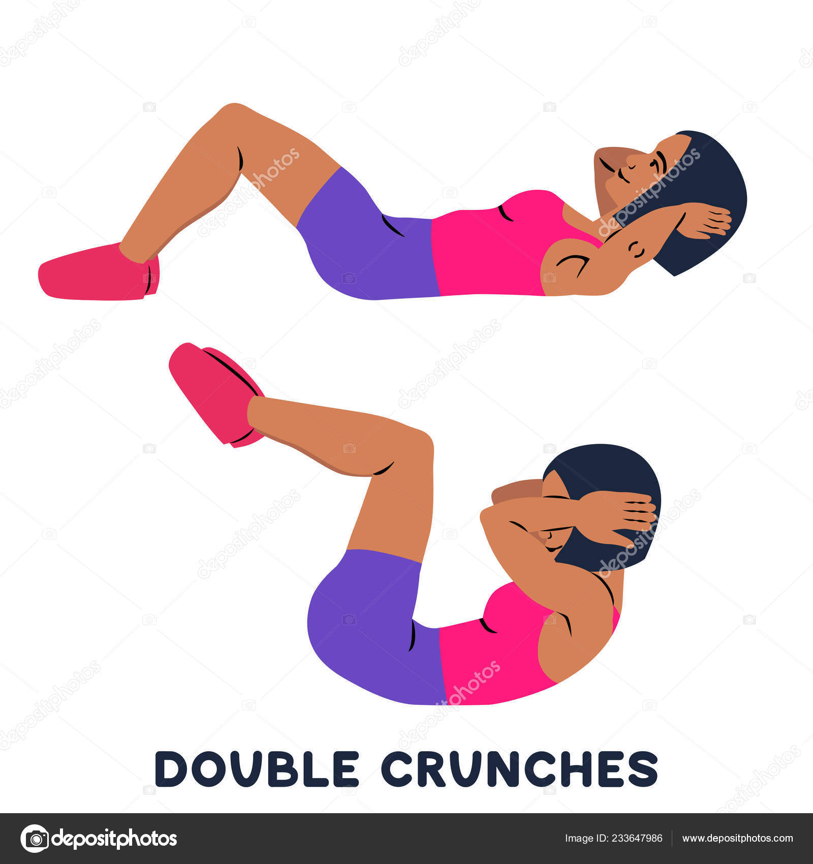 Double Abdominal Crunch