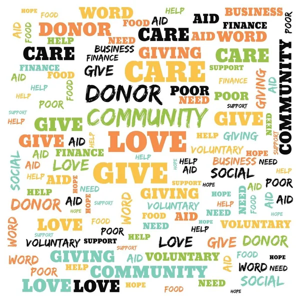 Community Word Cloud Social Concept Background Stock Photo by ...