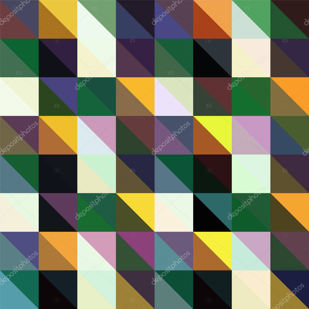 Verde Bosque, Gris oscuro, Poliéster bajo triangular, fondo de patrón ...