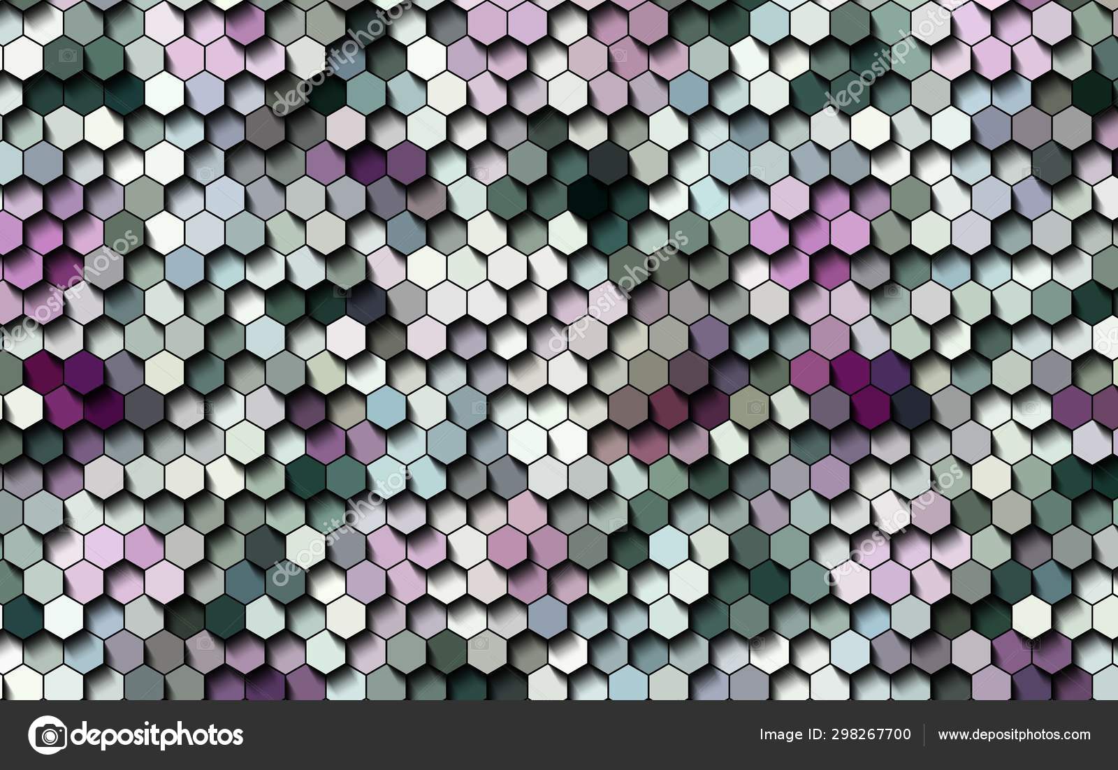 Abstract colorful honeycomb honey seamless pattern hexagon mosaic Stock ...