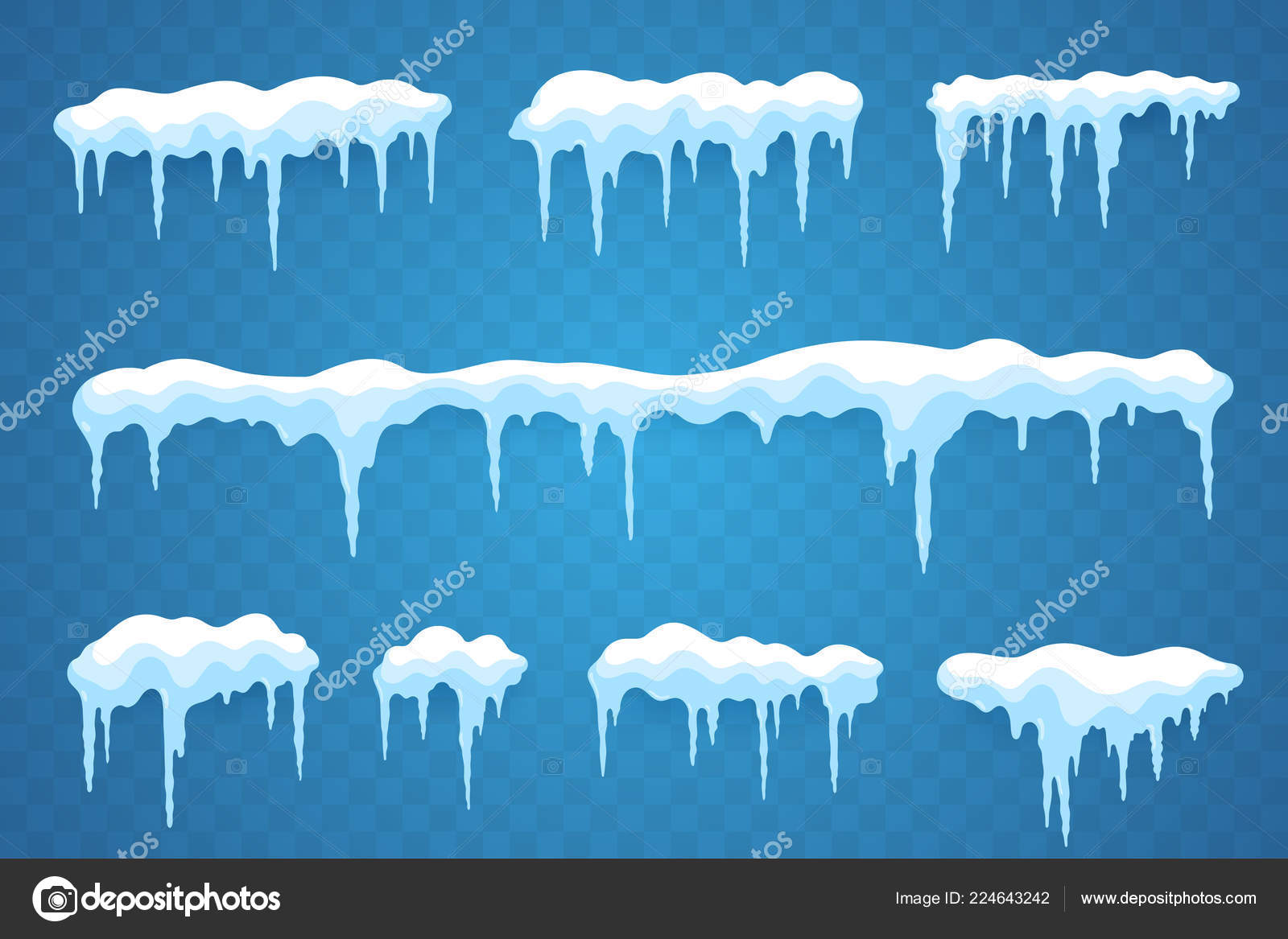 Images Of Ice Sickles Border