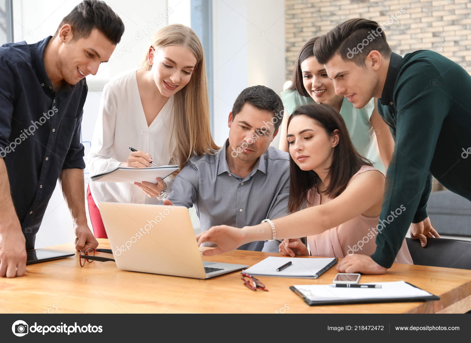 Group People Business Trainer Management Seminar — Stock Photo ...