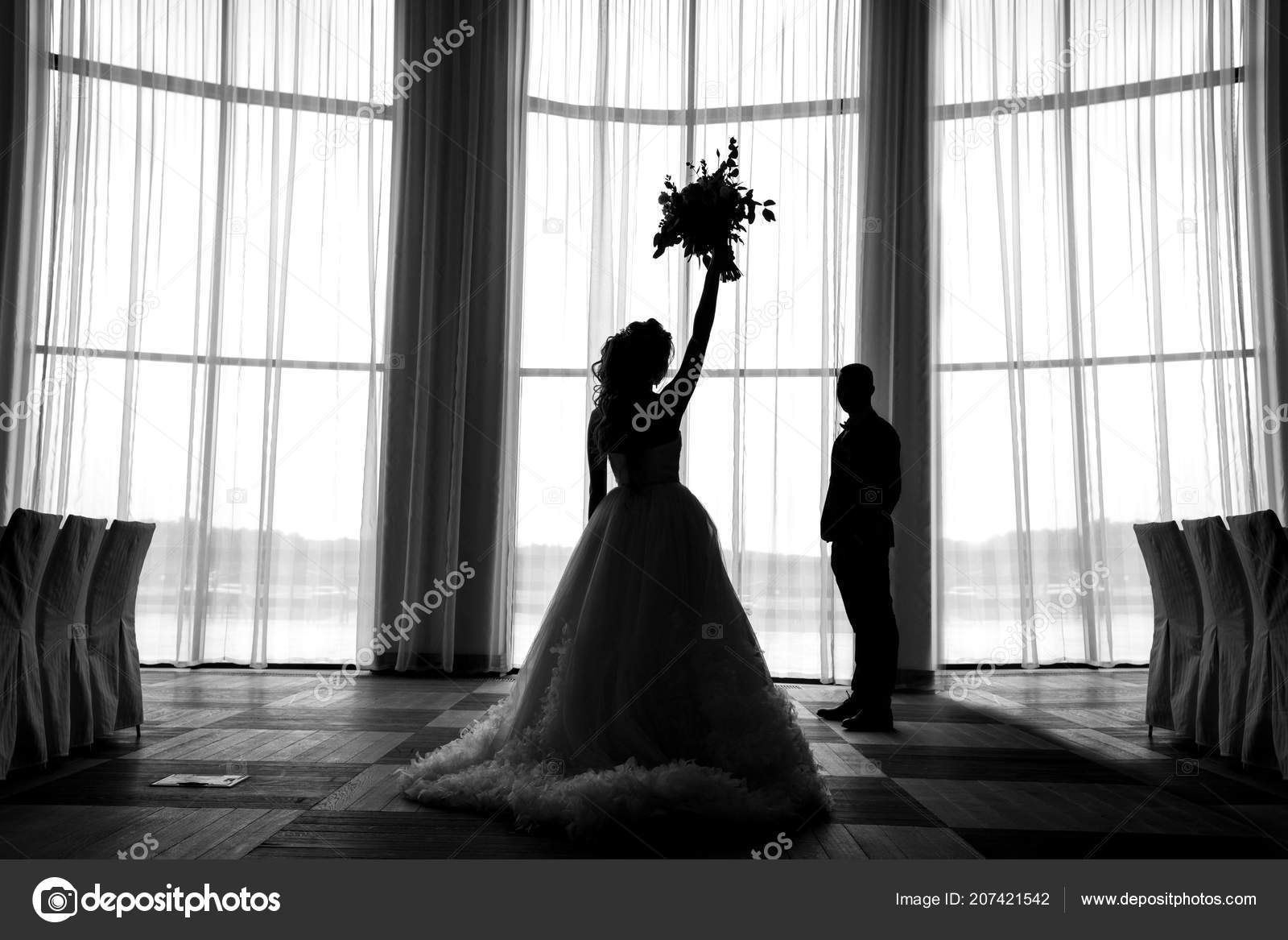 Wedding Hand Silhouette