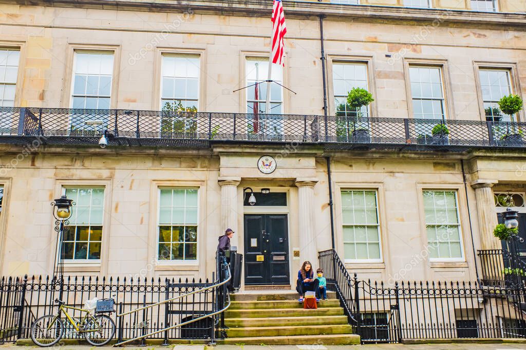 Edimburgo Escocia 6 ago 2020 El Consulado General de los Estados Unidos ...