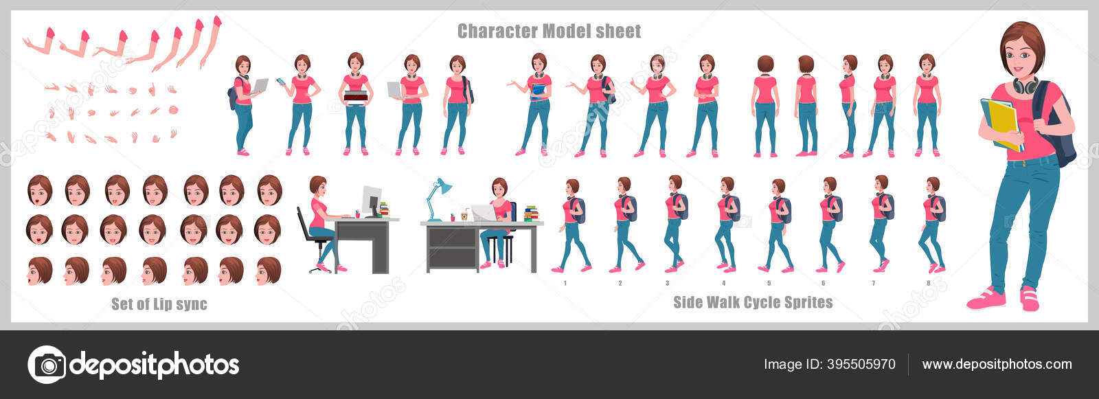 Walking Animation Front