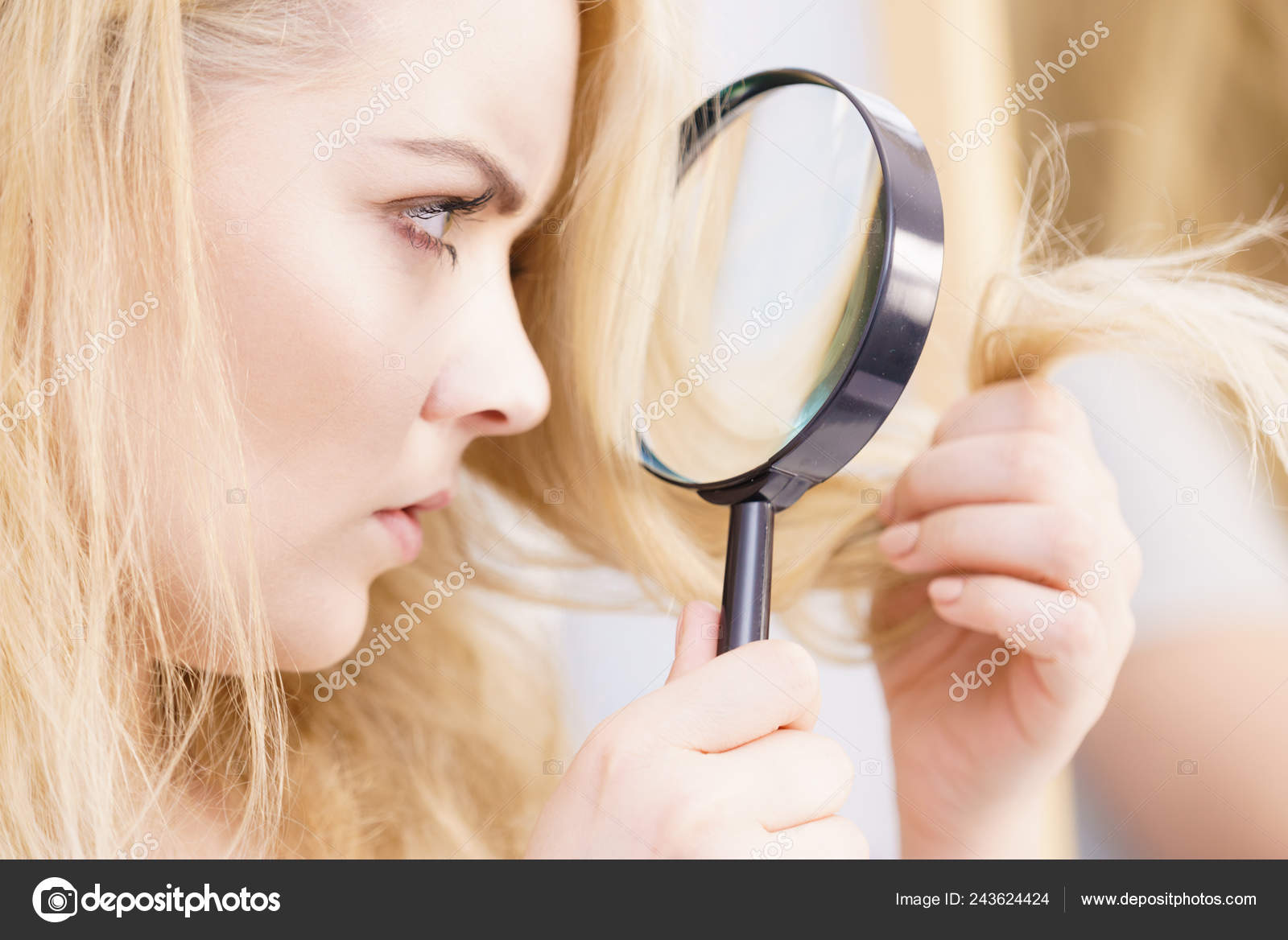 Split Ends Magnified