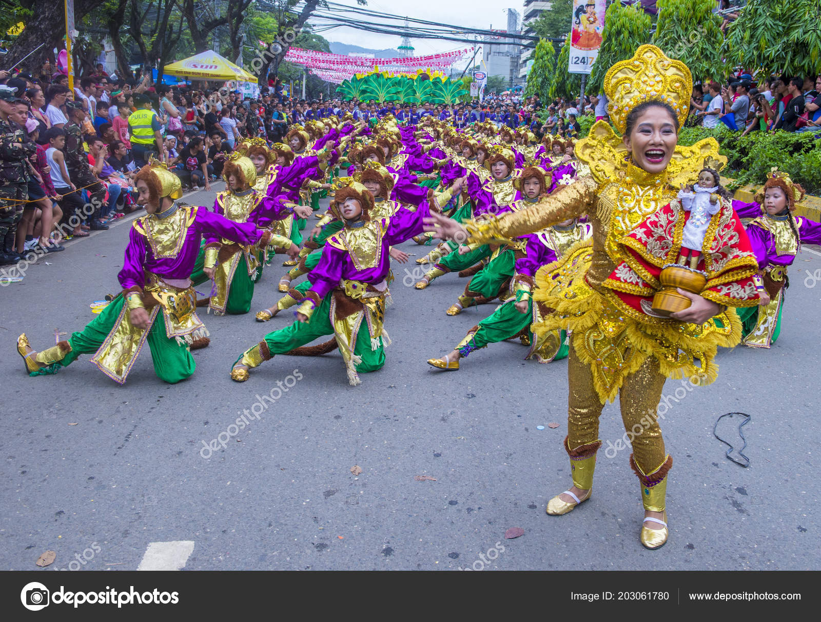 Cebu City Philippines Jan Participants Sinulog Festival Cebu City ...