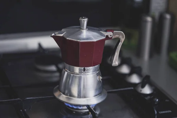 close up of Cooking Coffee on flame - Stock Image - Everypixel