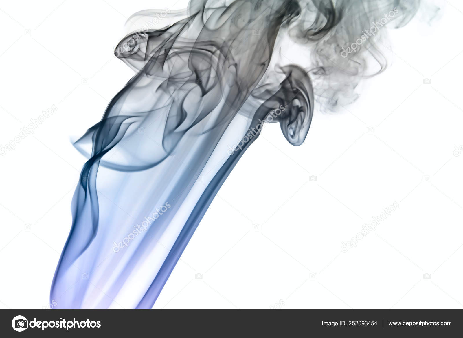 Grey smoke shade on white sheet — Stock Photo © imagepluss #252093454