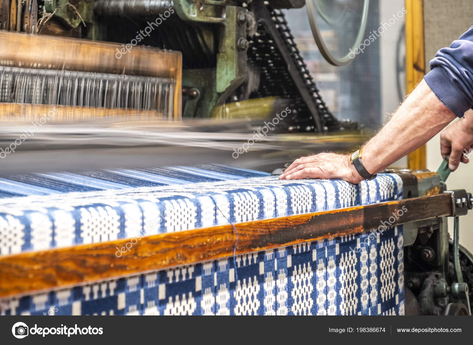 Weaving background with traditional tools Stock Photo by ©Lukassek ...