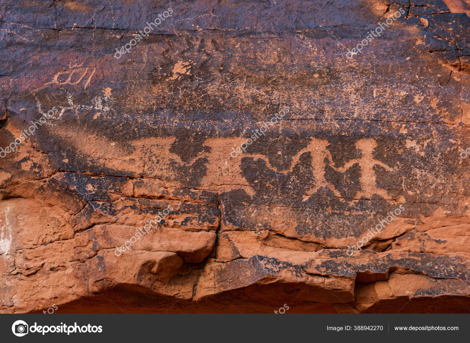 Ancient Rock Art Petroglyphs Ancestral Puebloans Native Americans Seen ...