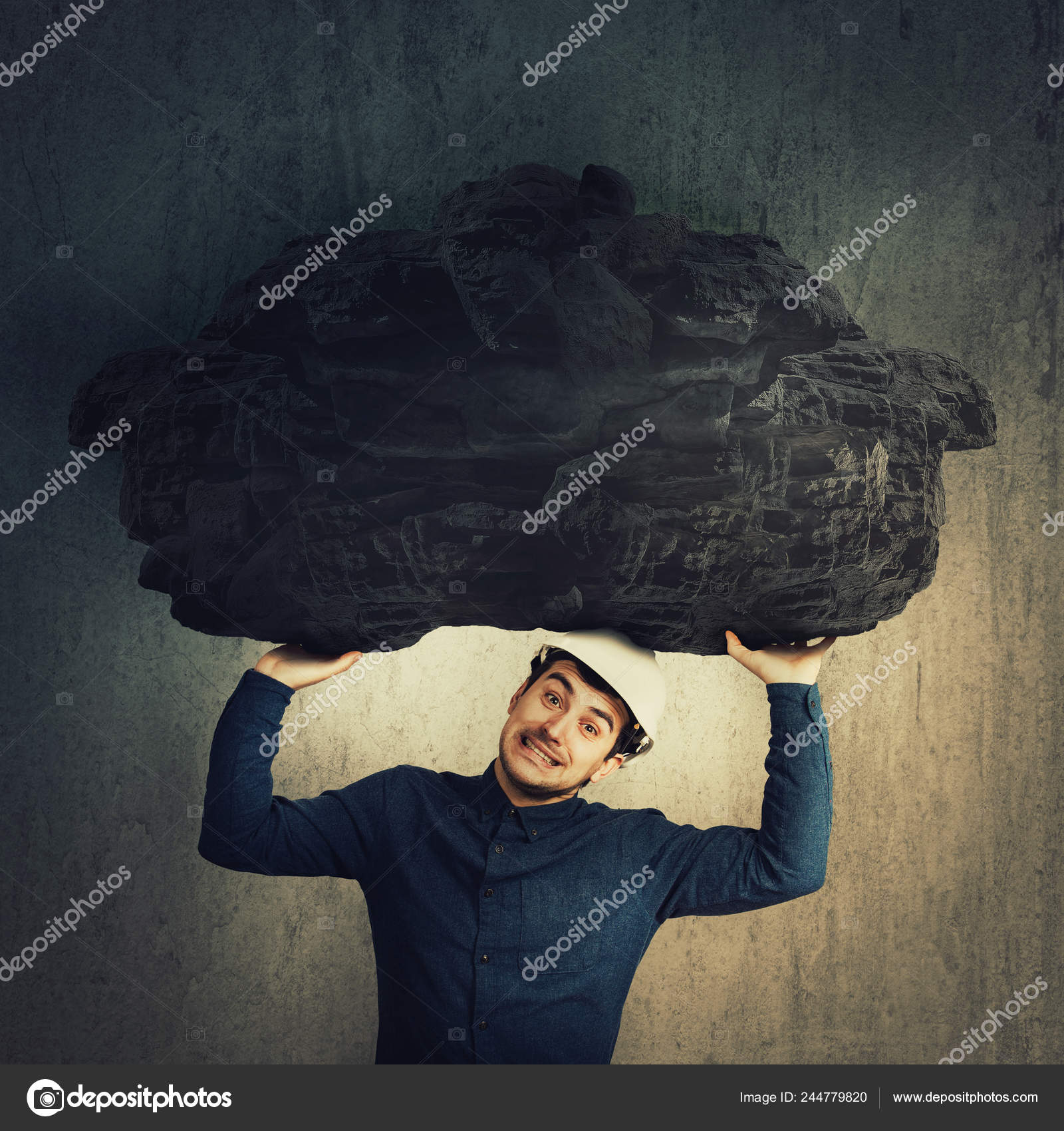 Man Carrying Burden